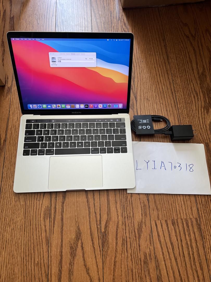MacBook Pro 2017 (With Touch Bar) - 13" - I5, Silver, 256GB, 8GB ...
