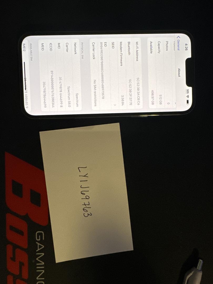 Apple iPhone 13 Pro Max - Spectrum, Sierra Blue, 512GB, A2484 ...