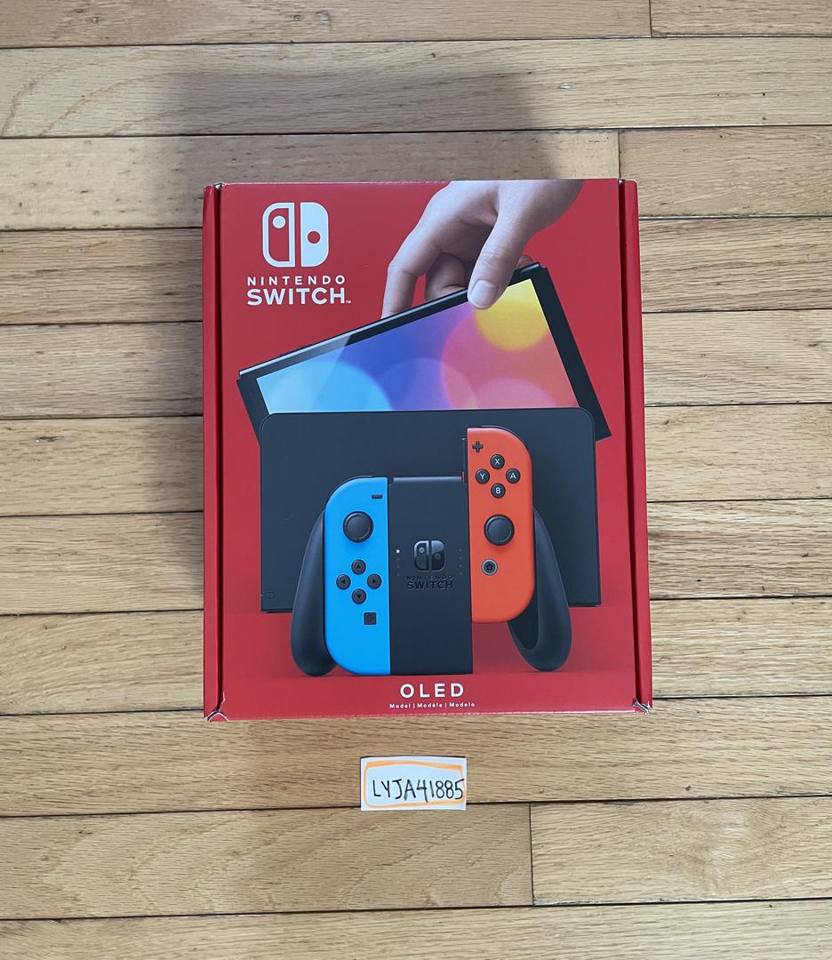 Nintendo Switch - OLED - Red & Blue, 64GB - LYJA41885 - Swappa