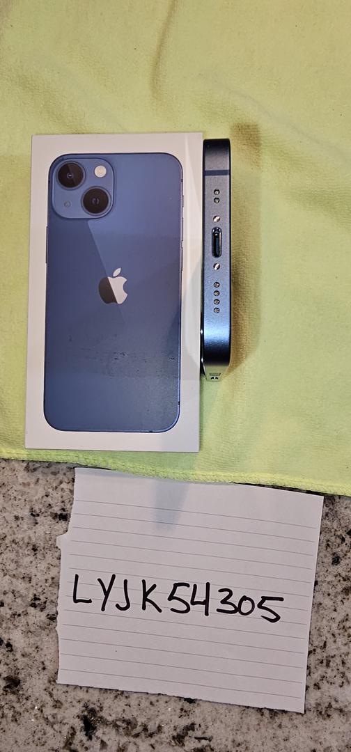 Apple iPhone 13 Mini - T-Mobile, Blue, 128GB, A2481 - LYJK54305 - Swappa