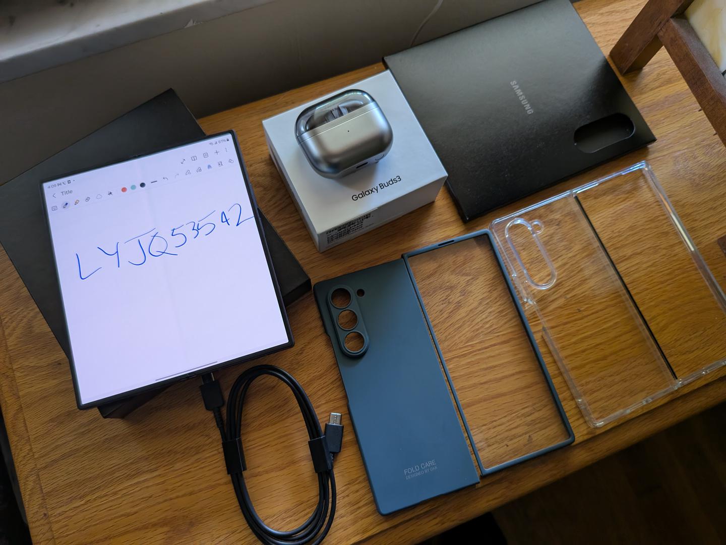 Samsung Galaxy Z Fold6 - Unlocked, Navy Blue, 512GB, 12GB, SM-F956U1 ...