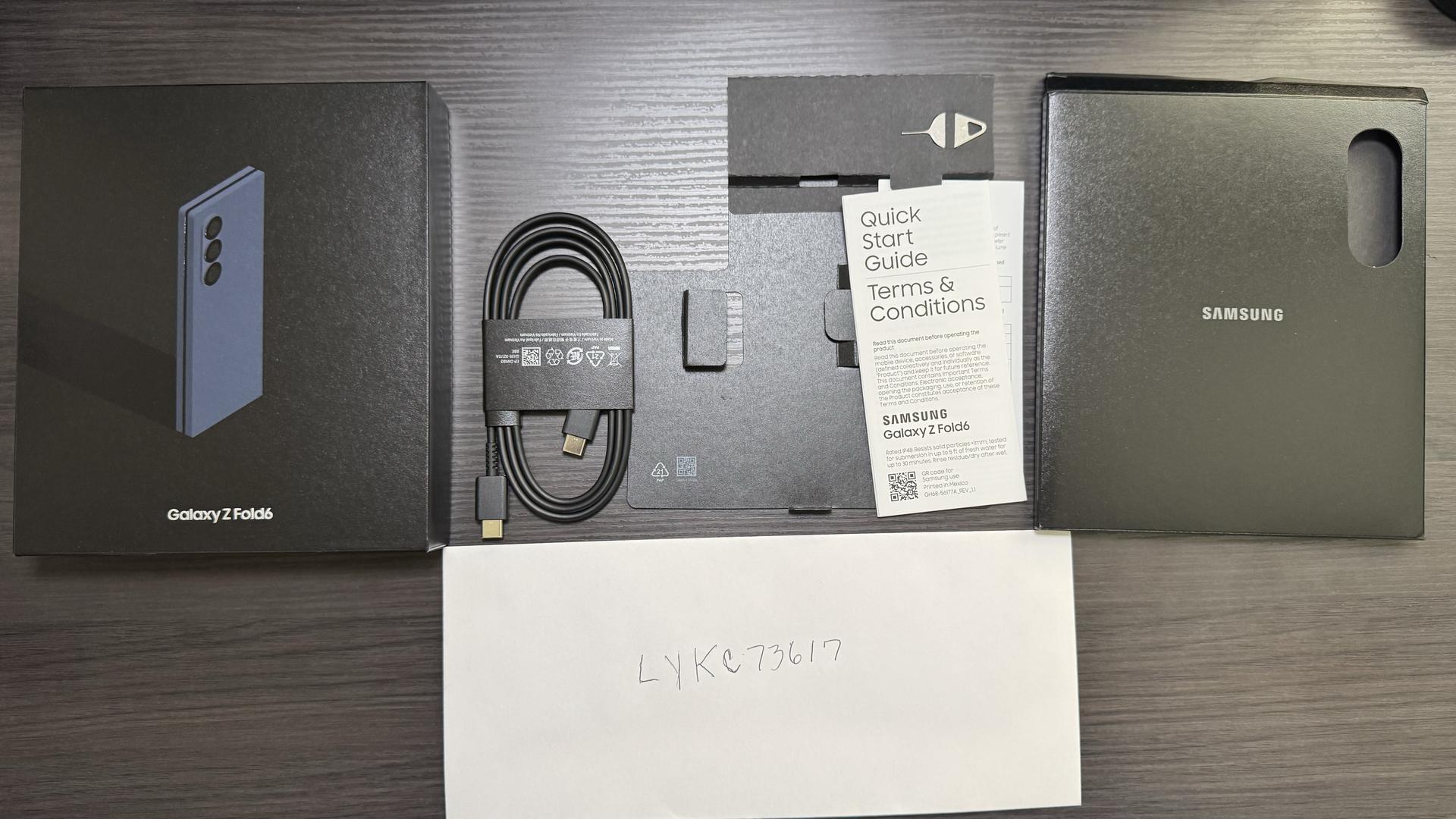 Samsung Galaxy Z Fold6 - Unlocked, Navy Blue, 512GB, 12GB, SM-F956U1 ...