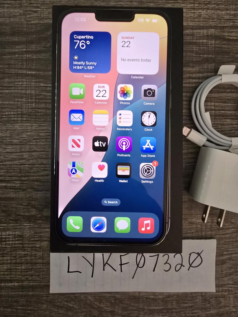 Apple iPhone 13 Pro Max - Unlocked, Graphite, 128GB, A2484 - LYKF07320 ...
