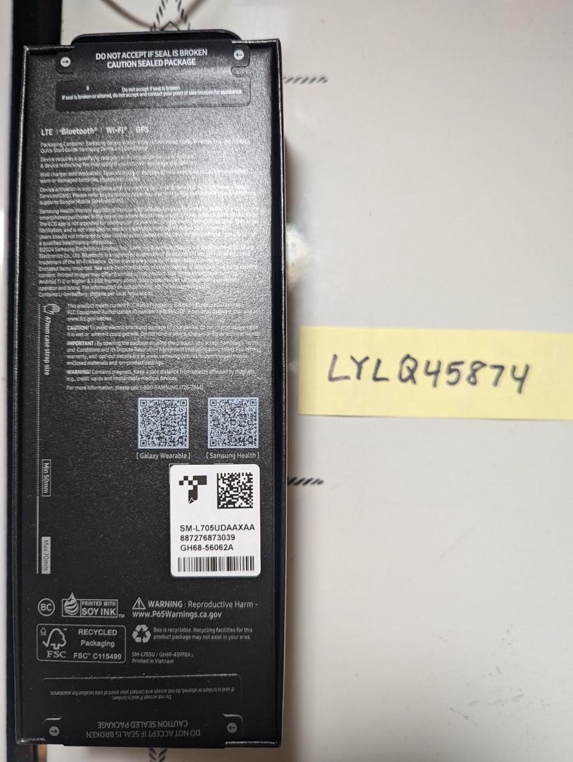 Samsung Galaxy Watch Ultra - Unlocked, Gray, SM-L705U, 47mm - LYLQ45874 ...