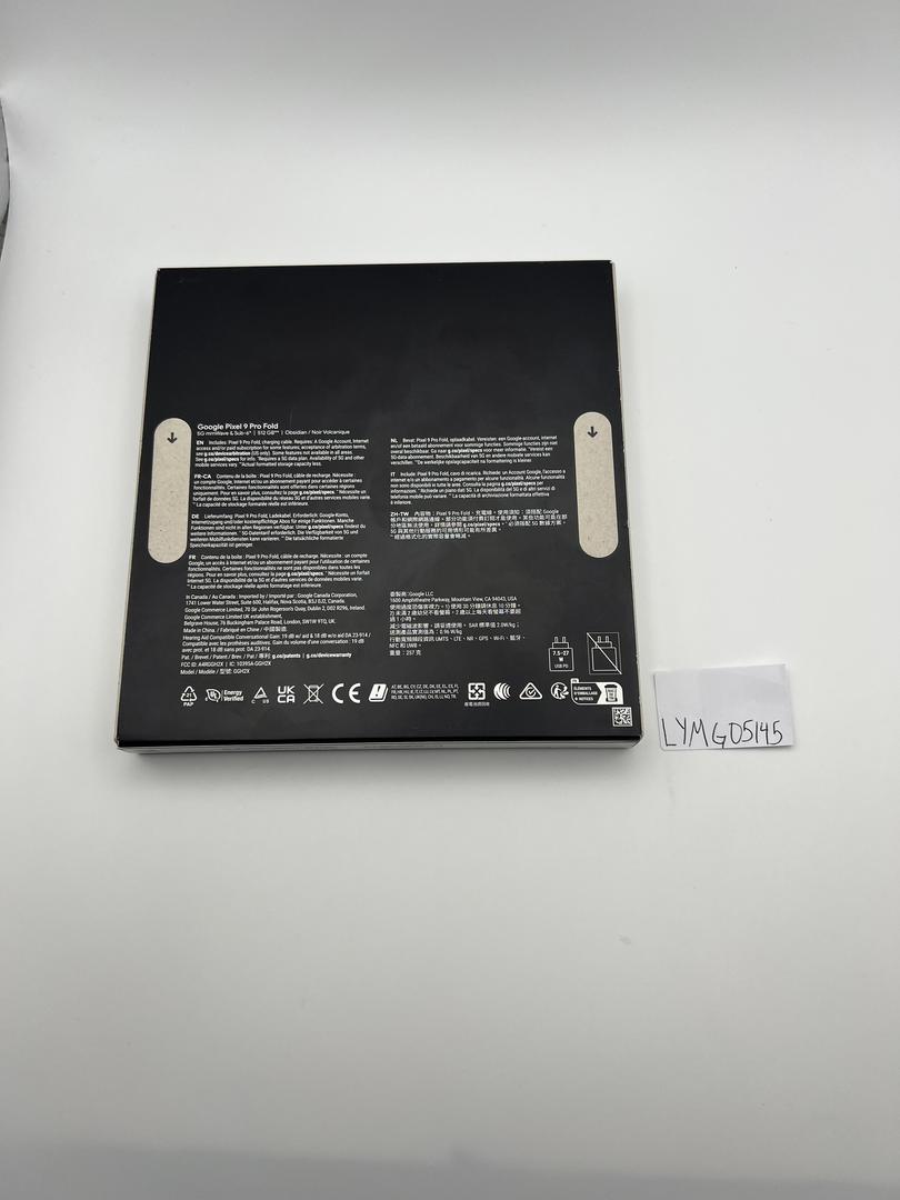 Google Pixel 9 Pro Fold - Unlocked, Obsidian, 512GB, GGH2X - LYMG05145 ...