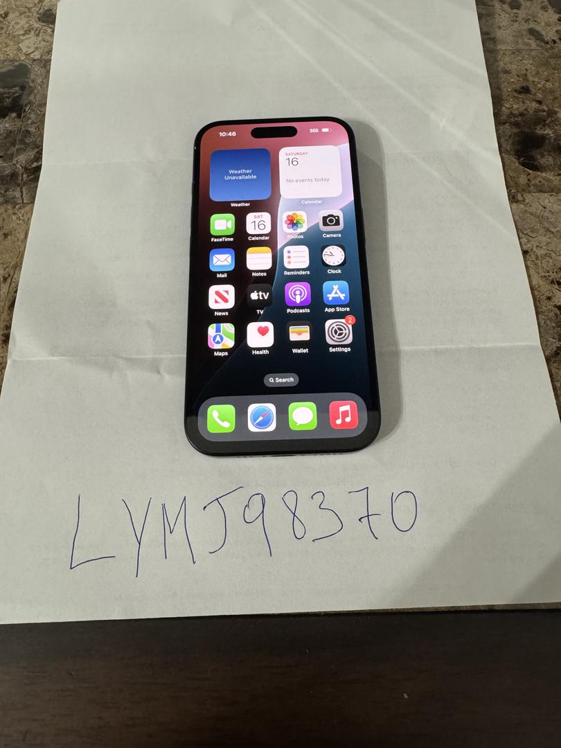 Apple iPhone 16 - Unlocked, Black, 256GB, A3081 - LYMJ98370 - Swappa