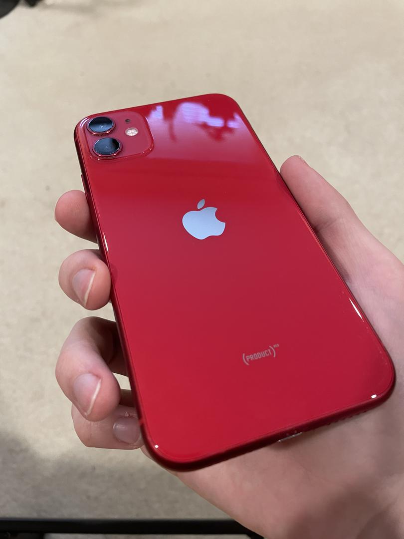 Apple iPhone 11 - Unlocked, Red, 64GB, A2111 - LYMS08431 - Swappa