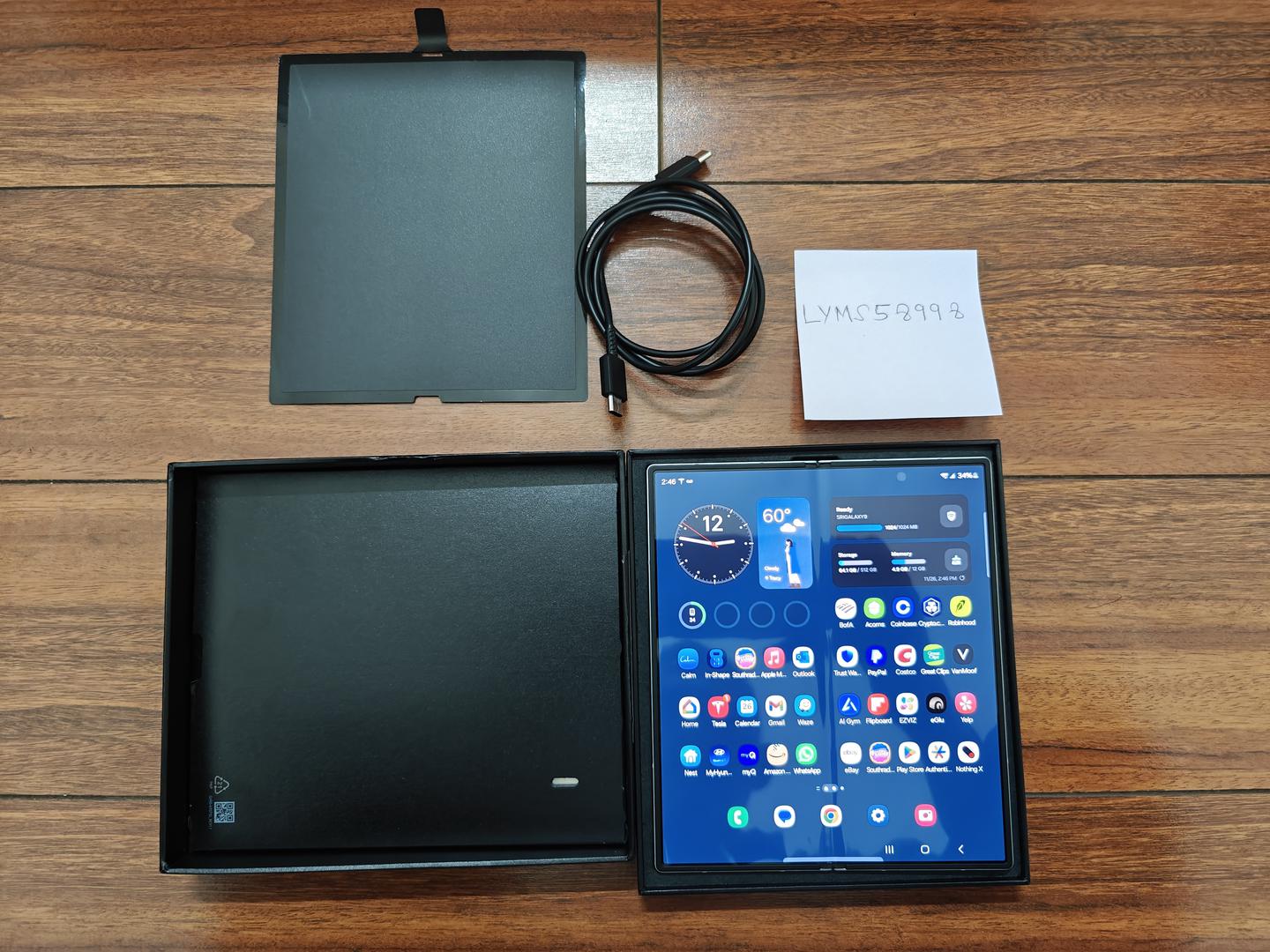 Samsung Galaxy Z Fold6 - Unlocked, Silver, 512GB, 12GB, SM-F956U1 ...