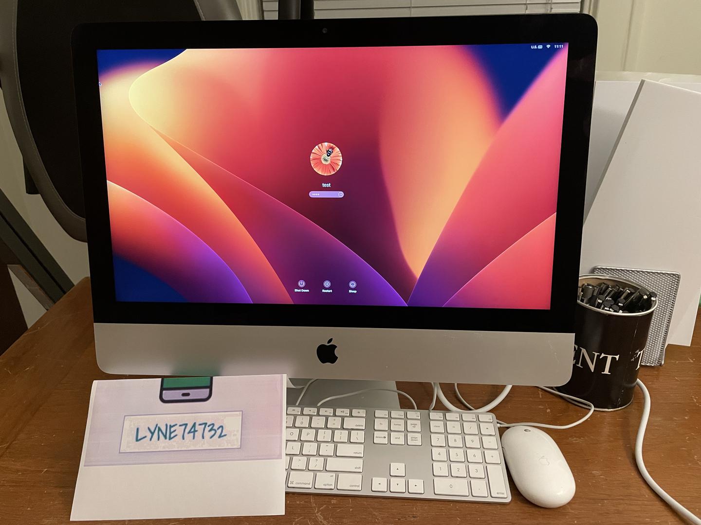 iMac 2017 21.5" Retina 4K - I5, 512GB, 16GB - LYNE74732 - Swappa