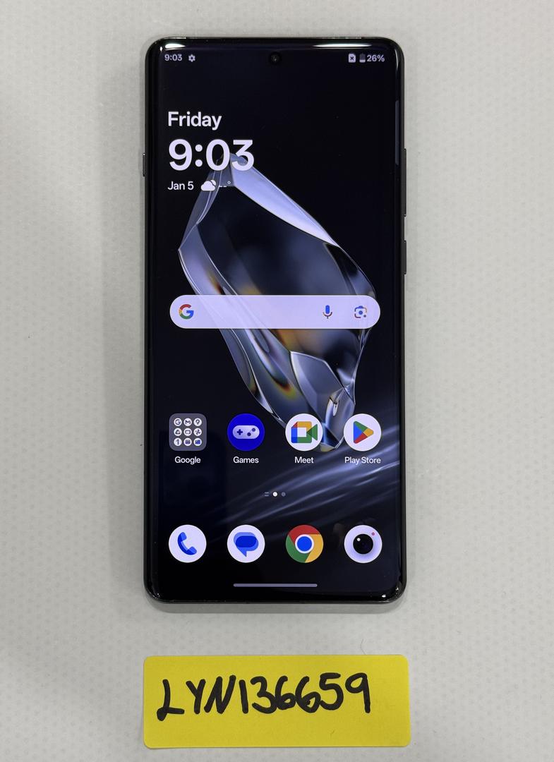 OnePlus 12 - Unlocked, Black, 512GB, 16GB, CPH2583 - LYNI36659 - Swappa