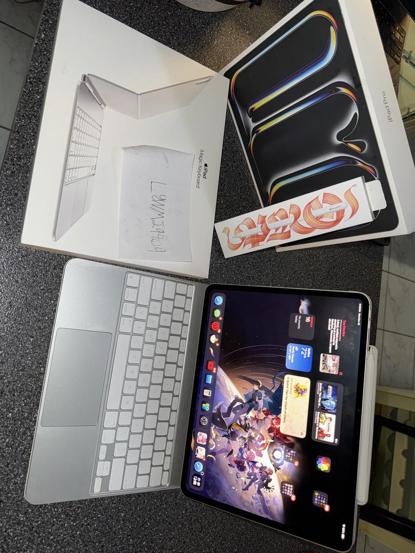 Apple iPad Pro 13" (M4) 2024 - Wi-Fi, Silver, 1TB, 16GB, A2925, Nano ...