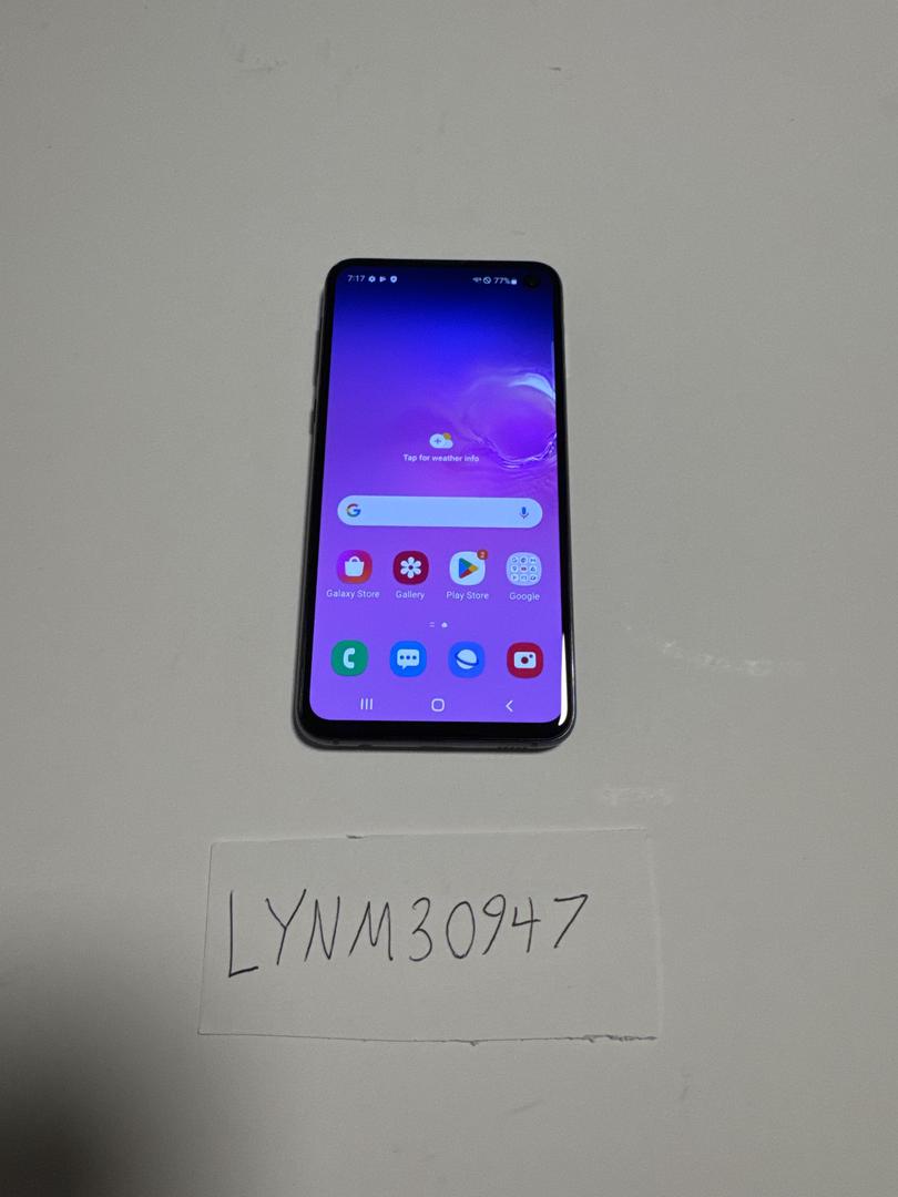 Samsung Galaxy S10e - Unlocked, Blue, 128GB, 6GB, SM-G970U1 - LYNM30947 ...