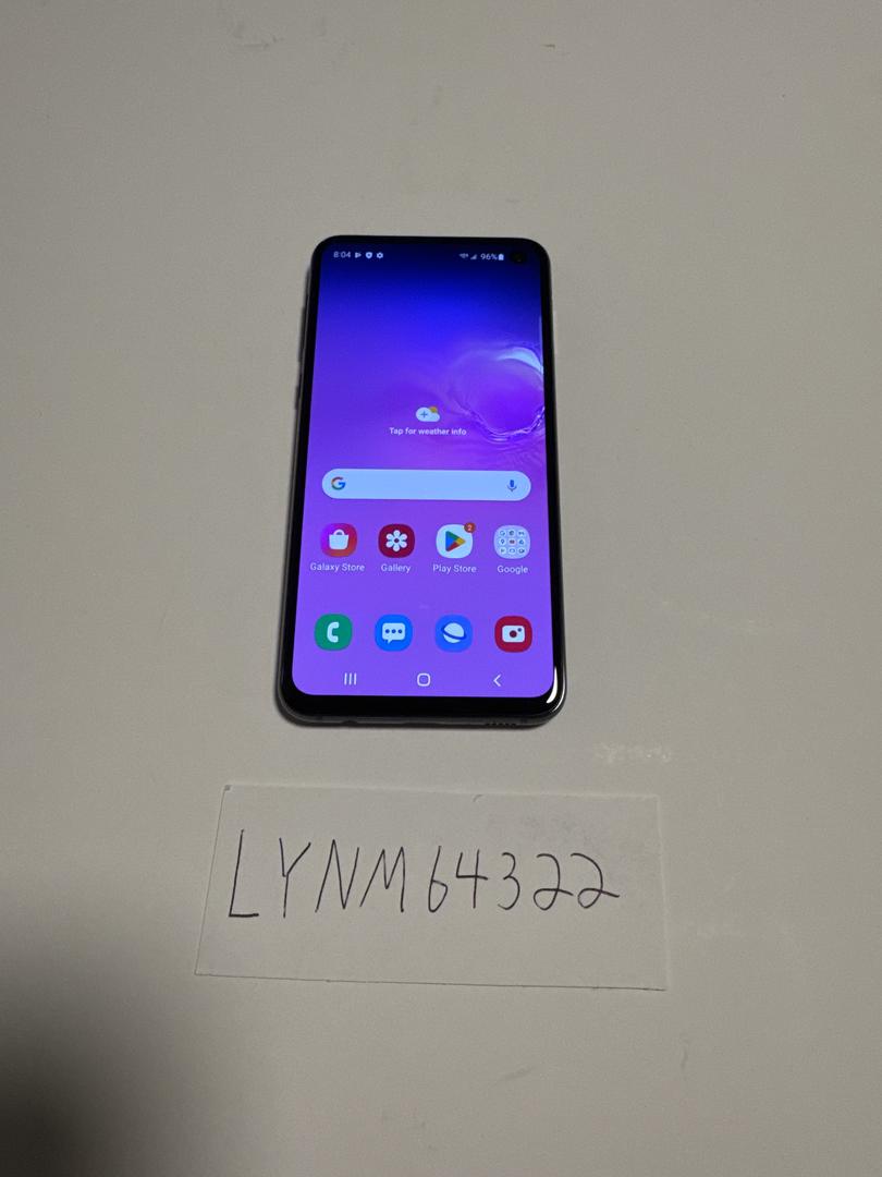 Samsung Galaxy S10e - Unlocked, Blue, 128GB, 6GB, SM-G970U1 - LYNM64322 ...