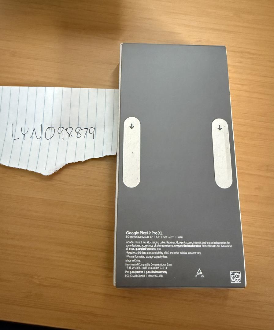 Google Pixel 9 Pro XL - Unlocked, Hazel, 128GB, 16GB, GGX8B - LYNO98879 ...