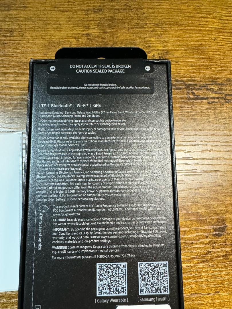 Samsung Galaxy Watch Ultra - Unlocked, Gray, SM-L705U, 47mm - LYNP78475 ...