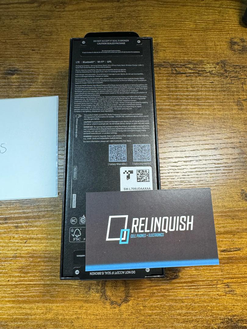 Samsung Galaxy Watch Ultra - Unlocked, Gray, SM-L705U, 47mm - LYNP78475 ...