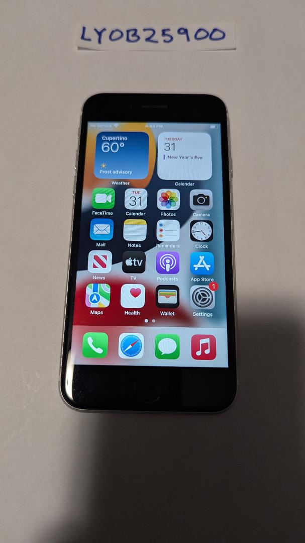 Apple iPhone SE 2nd Gen 2020 - Unlocked, White, 64GB, A2275 - LYOB25900 ...