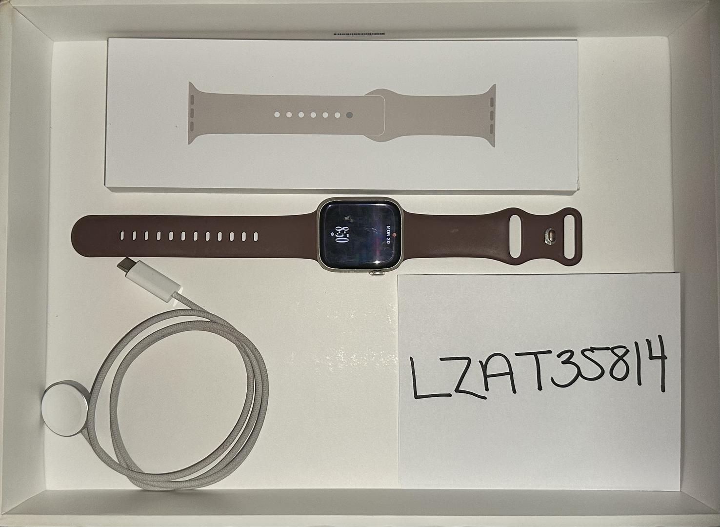 Apple Watch Series 9 45mm - Unlocked, Silver, A2984 - Cellular ...