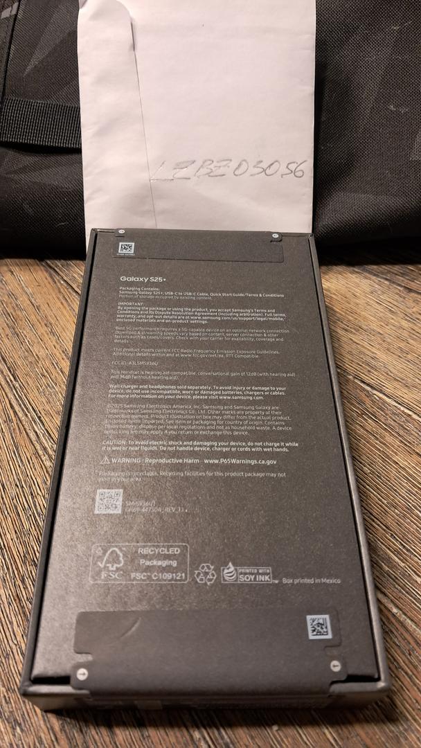 Samsung Galaxy S25 Plus - Unlocked, Navy Blue, 256GB, 12GB, SM-S936U1 ...