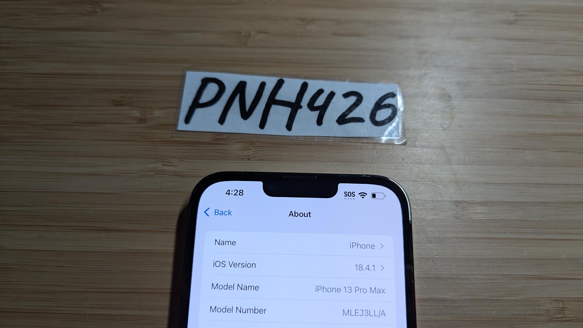 Apple iPhone 13 Pro Max - Unlocked, Graphite, 256GB, A2484 - LZFJ23992 - Swappa