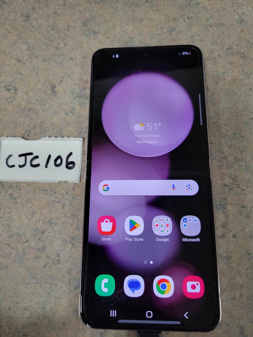 Samsung Galaxy Z Flip5 - Unlocked, Lavender, 512GB, 8GB, SM-F731U1 ...