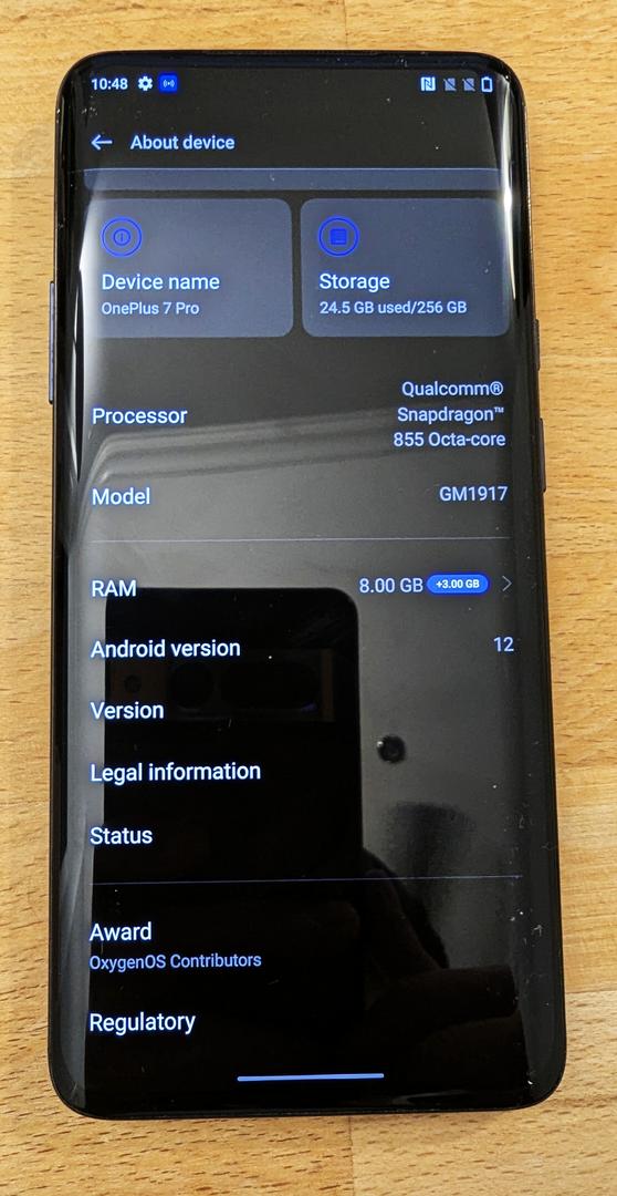 OnePlus 7 Pro - Unlocked, Blue, 256GB, 8GB, GM1917 - LZMT22353 - Swappa