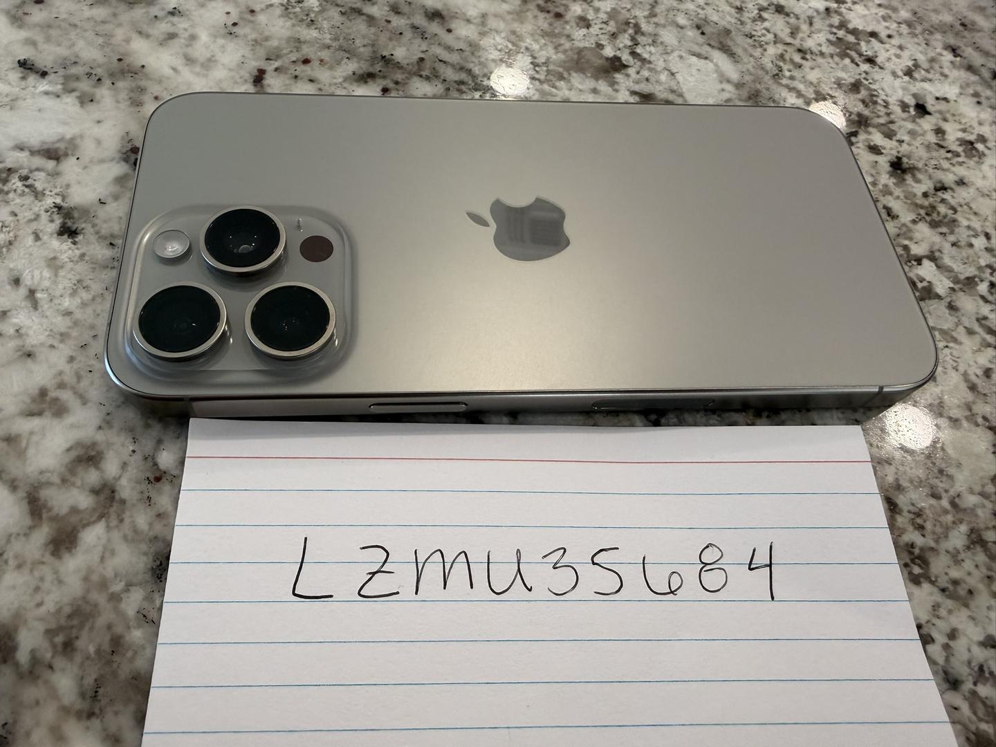 Apple iPhone 15 Pro Max - Unlocked, Natural, 256GB, A2849 - LZMU35684 ...