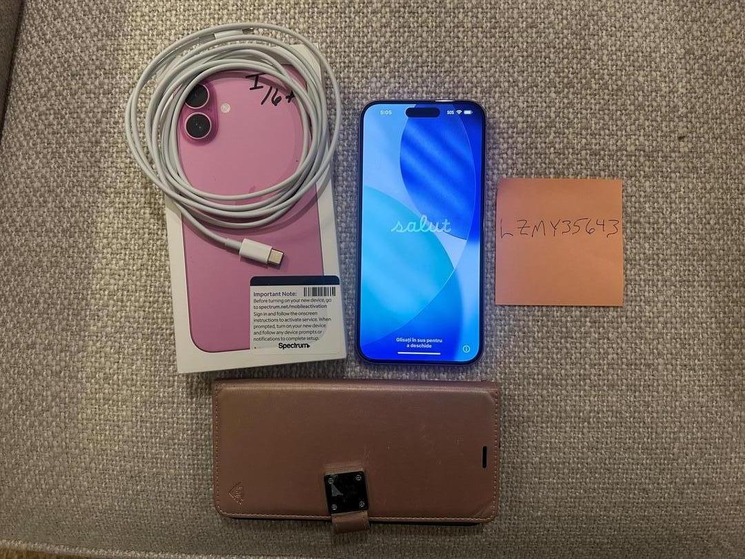 Apple iPhone 16 Plus - Spectrum, 128GB, Pink, A3082 - LZMY35643 - Swappa